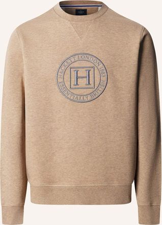 Hackett Sweatshirt Heritage H Crew braun
