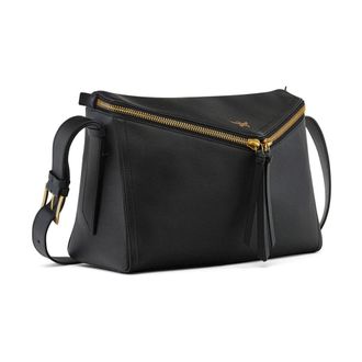 MCM Diamant 3D Schultertasche aus Kalbsleder - - Bags - Damen - Schwarzk - ONE SIZE