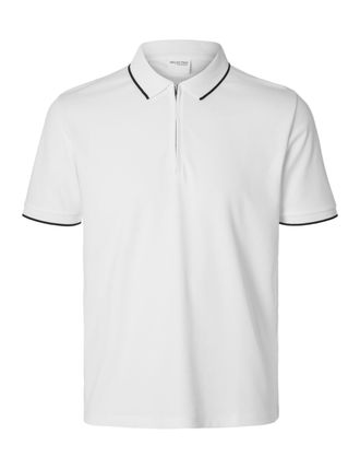 Selected Slhfave Sport Zip Ss Polo Noos