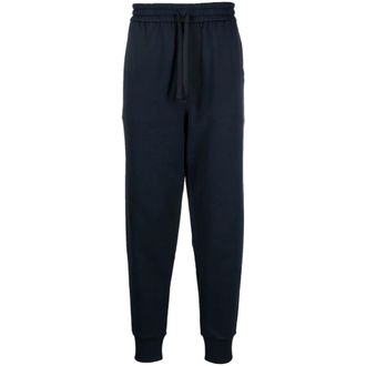Etro Blaue Trackpants mit Pegaso-Stickerei - - Trousers - Herren - Blau - M