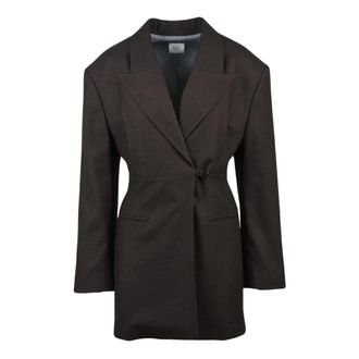 Alysi Femme, Robes, Brun, Taille: 38 FR Robe Blazer