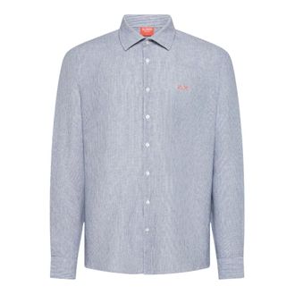 Sun 68 Homme, Chemises, Bleu, Taille: L Chemise Casual