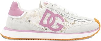 Dolce & Gabbana Low-Top Sneaker - Sneakers Pink - Gr. 37,5 (EU) - in Gold - f&uuml;r Damen