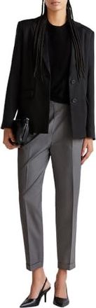 Benetton Pantalon, Gris, XS