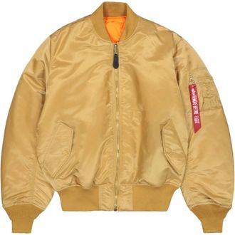 Alpha Industries Homme, Vestes, Jaune, Taille: XS Classic Ma-1 Jacket