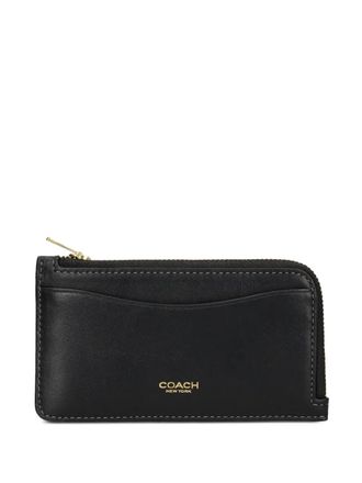 Coach portefeuille en cuir - Noir
