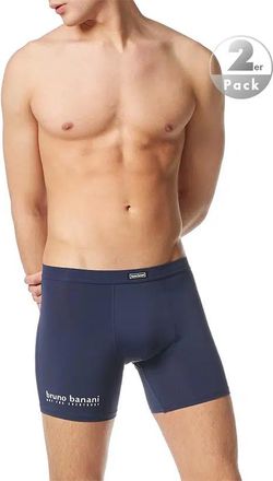 Bruno Banani Herren Unterw&auml;sche blau Mikrofaser/Funktion unifarben