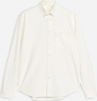 Arket Jeanshemd Mit Normaler Passform -Wei&szlig;