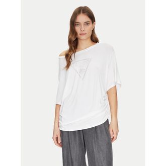 Guess T-Shirt E4GI00 K68D2 Wei&szlig; Regular Fit