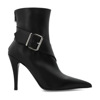 Alexander McQueen Heron Absatz Stiefeletten - - Shoes - Damen - Schwarzk - 37 EU