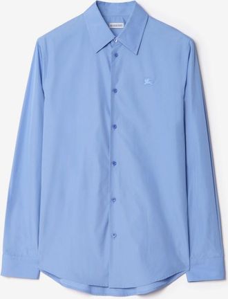 Burberry Chemise droite en popeline de coton, Size: XXXL