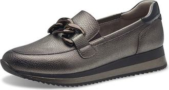 Jana Baskets Slip on Femme &agrave; Enfiler Vegan, Pewter, 40 EU