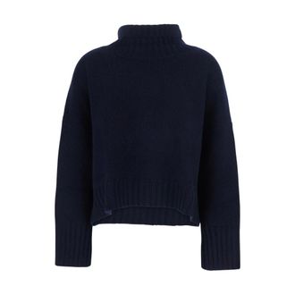 Soft Goat Pull &agrave; col roul&eacute; Girlfriend - Femme - Pulls - Bleu - Taille: 38 FR
