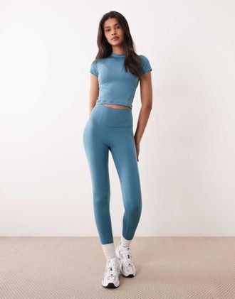 New Balance NB Define - Legging 25 pouces &agrave; taille haute - Bleu