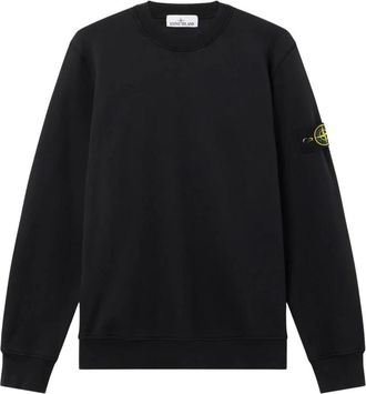 Stone Island Homme, Sweatshirts et sweats &agrave; capuche, Noir, Taille: L Crewneck SweaT-shirt