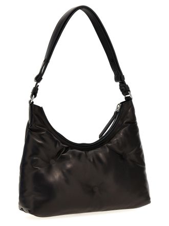 Maison Margiela Womens Black Lamb Leather Shoulder Bag