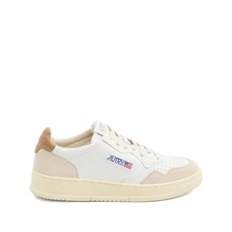 Autry Perforated Suede Leather Sneakers