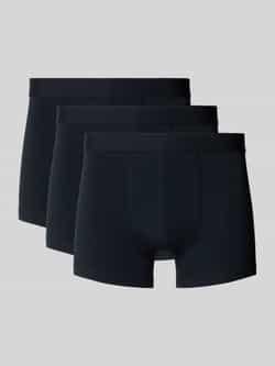 Bread & Boxers Trunks mit elastischem Bund im 3er-Pack