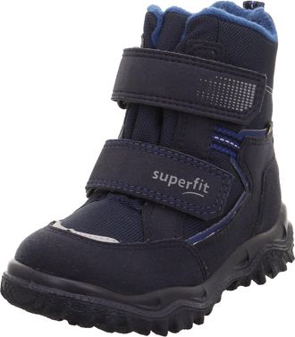 Superfit Jungen Husky Warm Gef&uuml;tterte Gore-tex Blau/Hellgrau 8000 Stiefel, Blau Hellgrau 8000, 25 EU