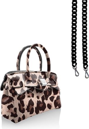 Save My Bag Damen T-Missy Lycra Printed Tasche, Leopard
