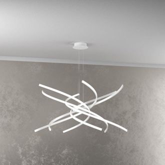 Top-Light Top-light - Lustre led moderne Top Light Tornado 69W 4450LM 1163/S80 Noir