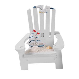 OSALADI Miniatur Strandstuhl Modell Kleiner Puppenstuhl Aus Sicherem Material Maritime Tischdekoration F&uuml;r Puppenh&auml;user K&uuml;stenstil Zubeh&ouml;r Detailgetreu Gestal