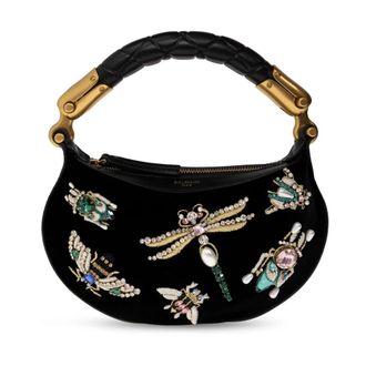 Balmain Mini Sac Insect Ebene - Femme - Sacs - Noir - Taille: ONE Size