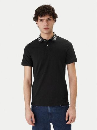 Guess Poloshirt M6GP66 K3070 Schwarz Slim Fit