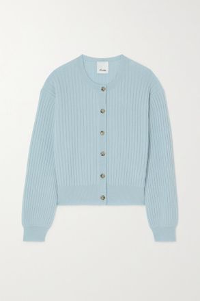 Allude Cardigan En Cachemire C&ocirc;tel&eacute; - Bleu