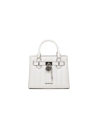 Michael Kors Hamilton Kleine Satchel Wei&szlig;