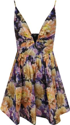 Zimmermann Femme, Robes, Multicolore, Taille: 36 FR Luna V Neck Mini Dress