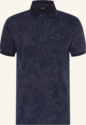 Etro Etro Piqué-Poloshirt blau