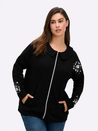 Sheego Shirtjacke Sweatjacke