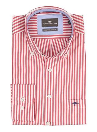Fynch-Hatton Fynch-Hatton Herren Hemd rot