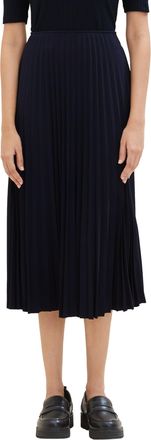Tom Tailor Damen Plissee Rock, 10668 - Sky Captain Blue, 32