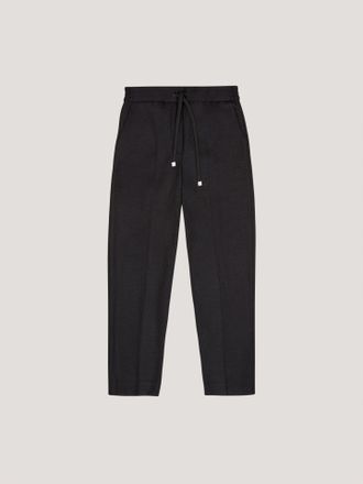 Circolo 1901 Luxury drawstring carrot trousers Nero-Blu C113 / 44