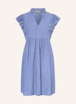Mos Mosh Mos Mosh Kleid Mmwaldy Mit R&uuml;schen blau