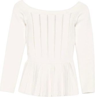 Elisabetta Franchi Damen, Strickwaren, Beige, SGröße