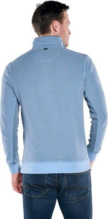 Engbers Sweatshirt Herren Sweatshirt mit Stehkragen, Mittelblau