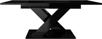 Best Mobilier Table &Agrave; Manger Buriti Rectangulaire en Bois Noir Laqu&eacute; - Salle &agrave; Manger