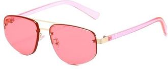 Generic Lunettes De Soleil Dext&eacute;rieur For Hommes Et Femmes, For La Conduite, Les Trajets Domicile-travail Vacances(Pink)