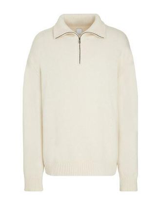 8 by YOOX WOOL BLEND KNIT HALF ZIP JUMPER