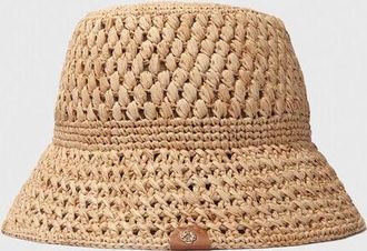 Maje Bob En Raphia Crochet&eacute; - Beige - Maje