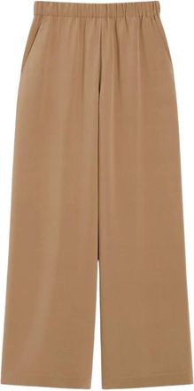 Max Mara Femme, Pantalons, Brun, Taille: 36 FR Bonn Wide Pantalons