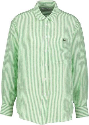 Lacoste Damen Hemdbluse aus Leinen Oversized Fit