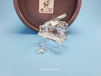 Swarovski Fl&uuml;gel m. Hocker-68mm Kistall Glas geschliefen