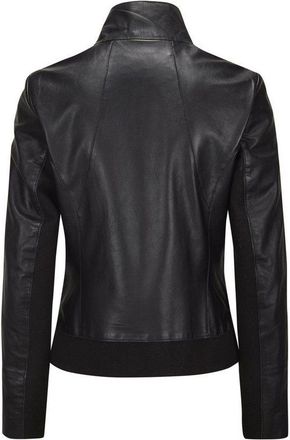 Milestone Lederjacke MSGalatea Damen Bikerjacke Jacke Leder feminin normale Passform