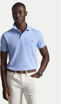 Polo Ralph Lauren Poloshirt 710680784031 Hellblau Custom Slim Fit