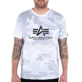 Alpha Industries Alpha Industries Basic T-Shirt Camo f&uuml;r Herren White Camo