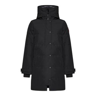 Canada Goose Schwarzer Winterparka mit Verstellbarer Kapuze - - Jackets - Damen - Schwarzk - XS